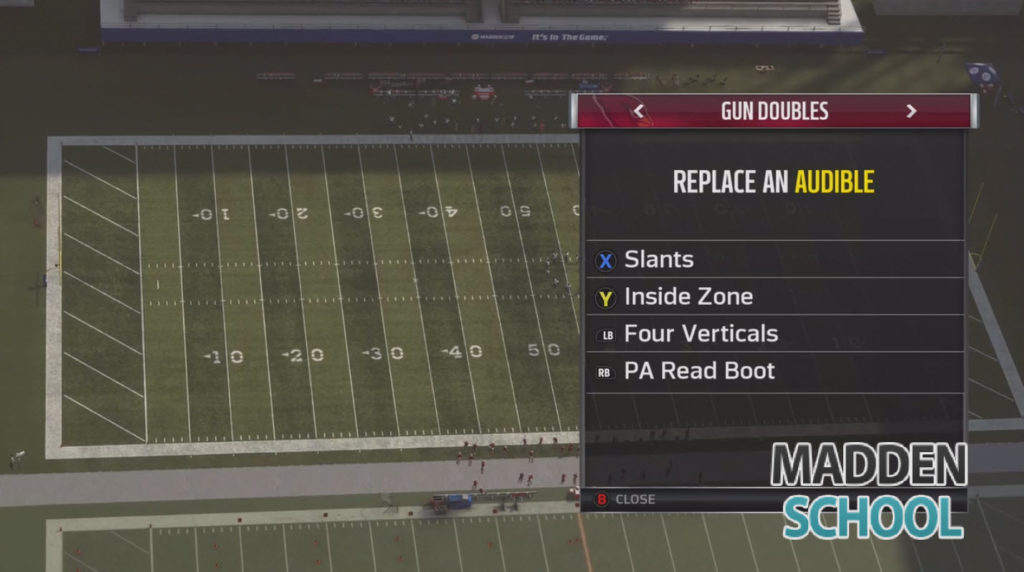 Recommended Audibles - Madden School